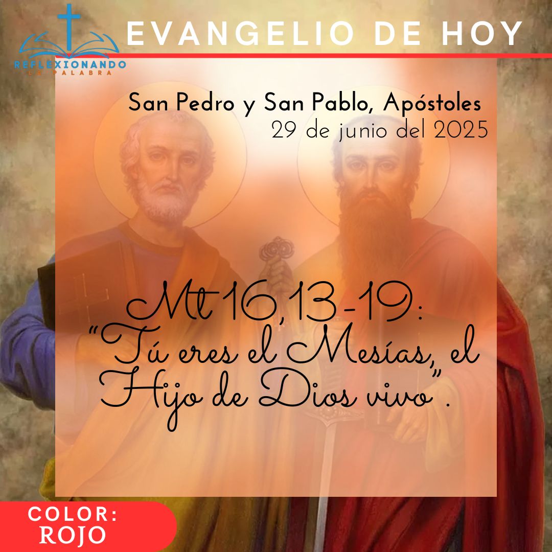 Homilía: Solemnidad: San Pedro y San Pablo. 29 de junio del 2025