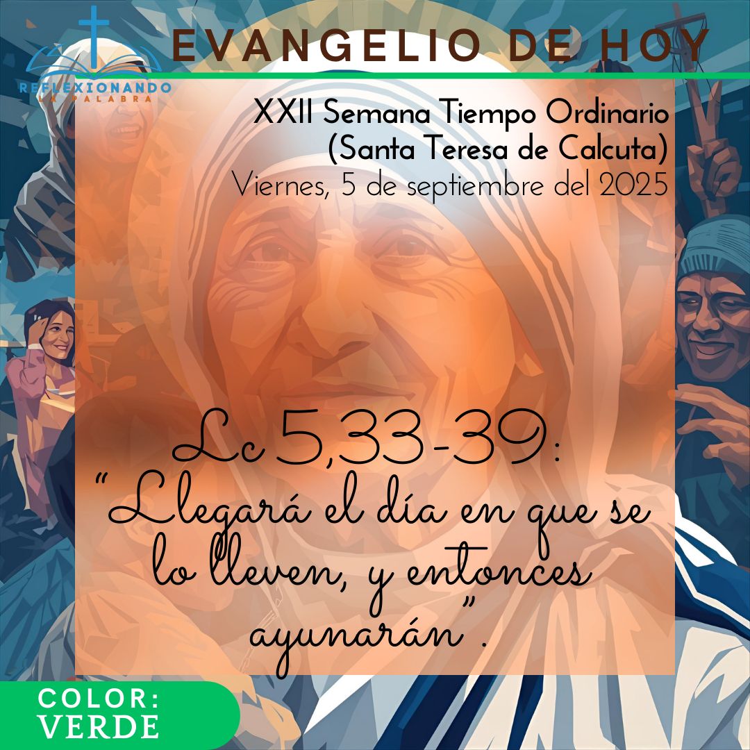 Moniciones: XXII Semana Tiempo Ordinario. 5 de septiembre del 2025